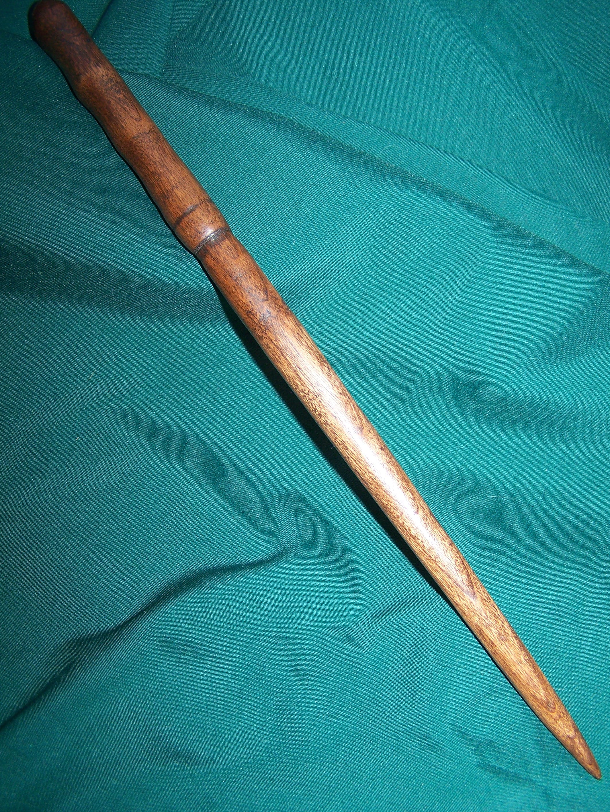 Wooden Magic Wand #23 Hand Turned Cherry Wand. Supplied in Presentation ...