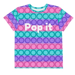 Youth Pop It Halloween Costume Pop It Shirt Popable Shirt - Etsy