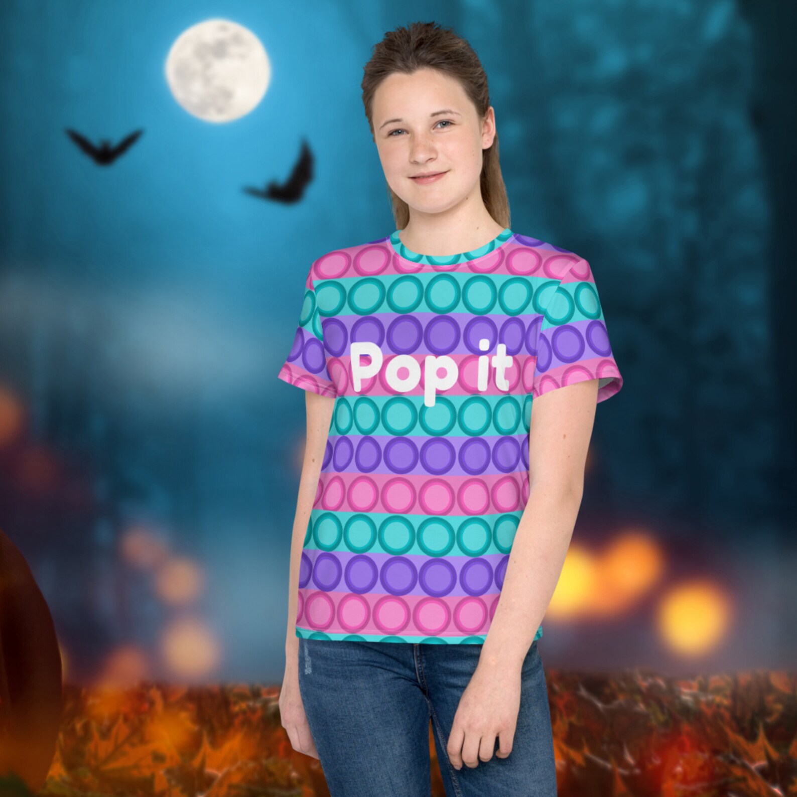 Youth Pop It Halloween Costume Pop It Shirt Popable Shirt - Etsy