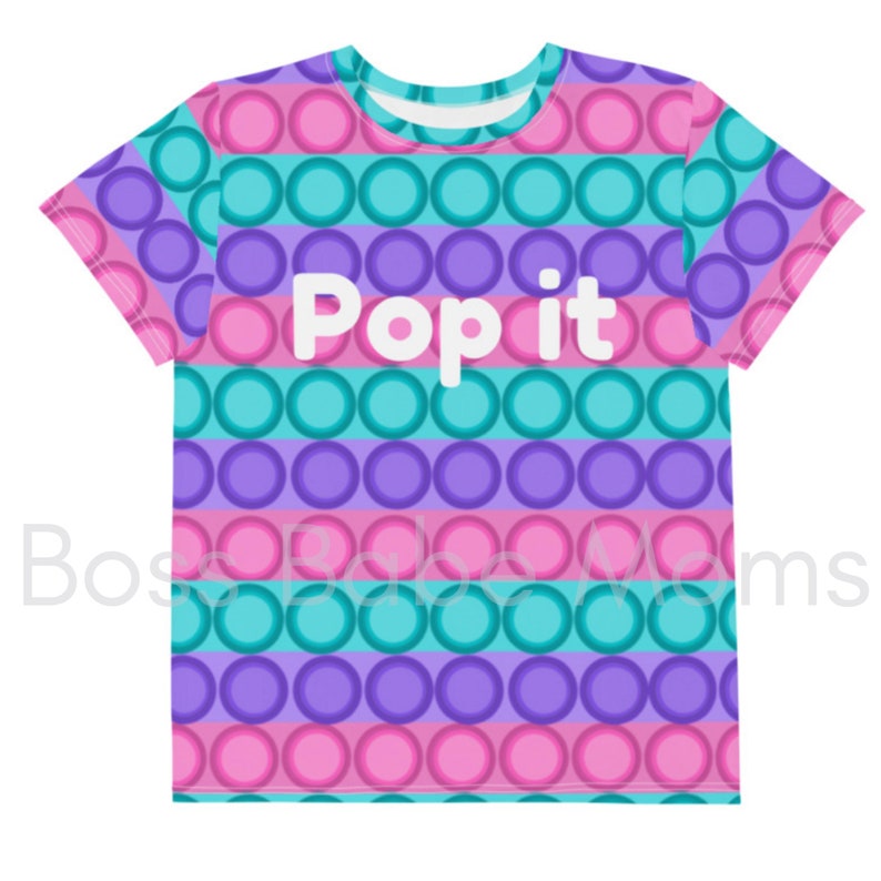 Youth Pop It Halloween Costume Pop It Shirt Popable Shirt - Etsy
