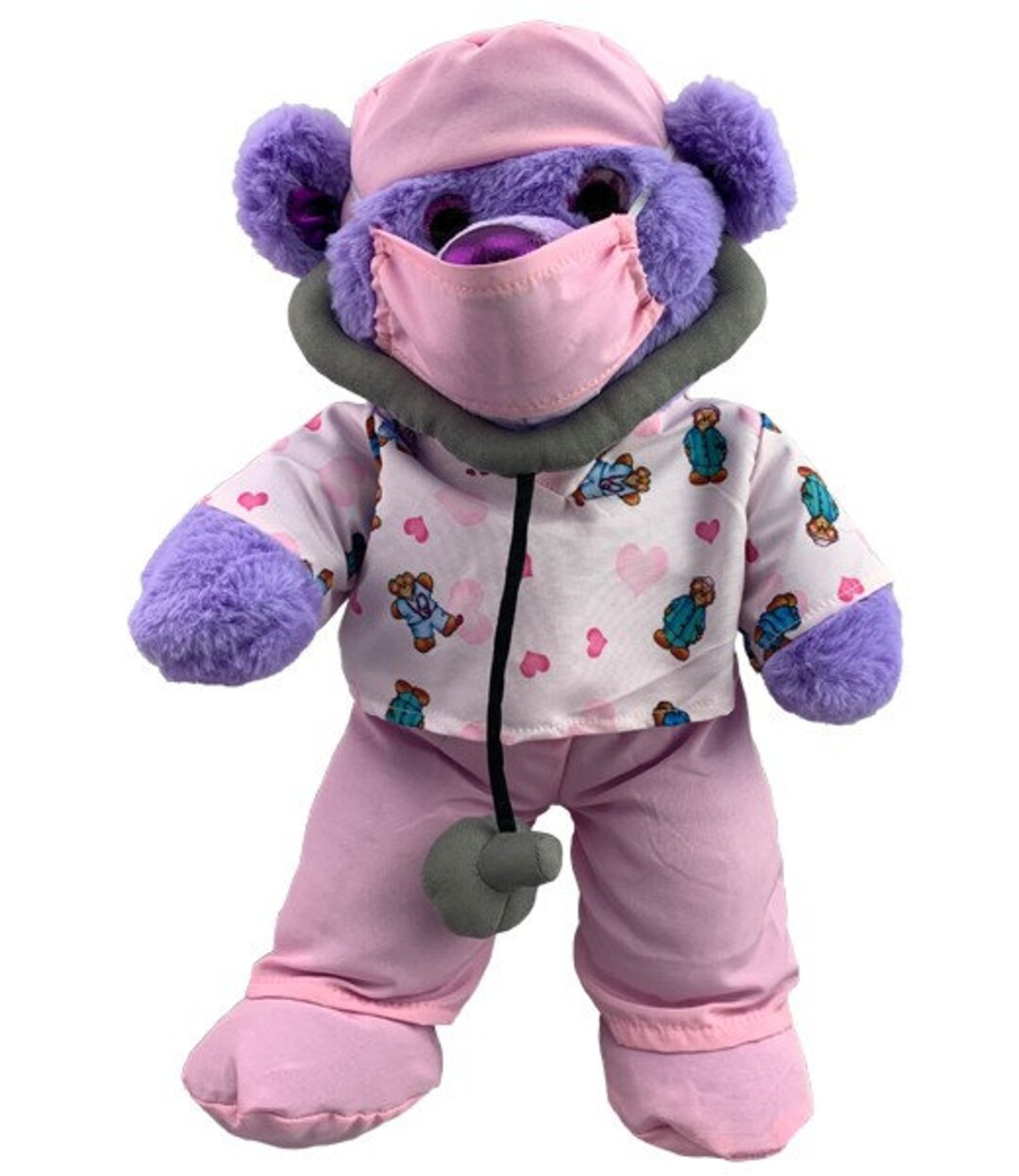 Personalized Nurse / Doctor Scrub Outfit With 16 Teddy Bear Clothes ...