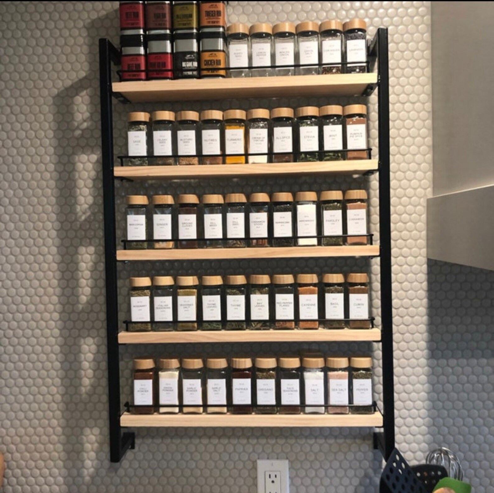 Hanging Spice Rack - Etsy