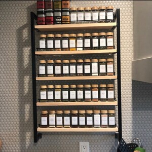 Hanging Spice Rack - Etsy