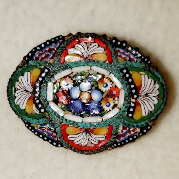 Micro Mosaic Pin - Etsy
