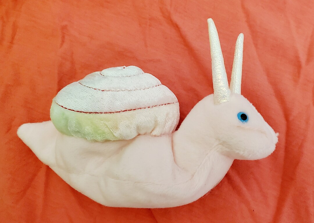 Mint TY Swirly the Snail Beanie Baby, 5th Generation Swing Tag, 7-8th ...