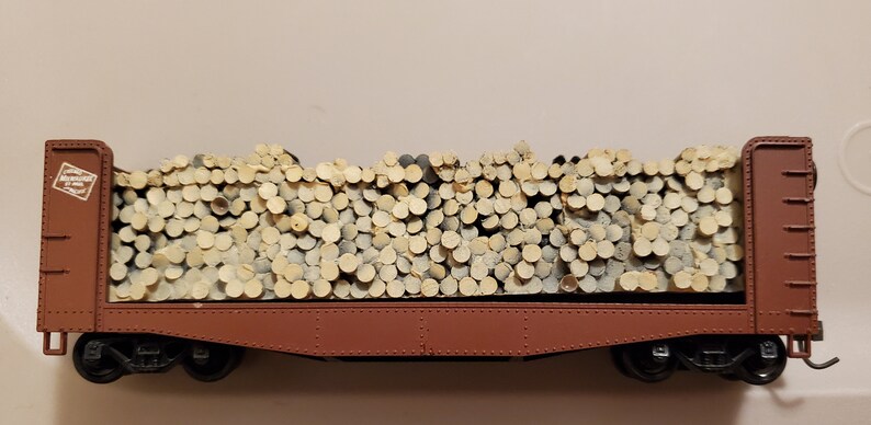 Vintage Milwaukee Road Log Flatbed HO Gauge 01738 - Etsy