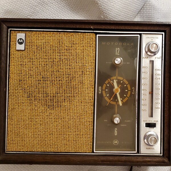 1960s Clock Radio - Etsy