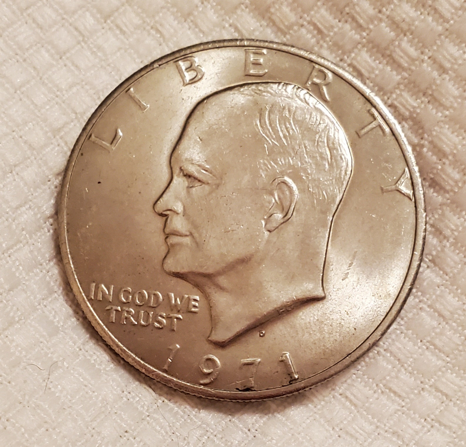 Vintage 1971 Clad Type 2 Common Reverse Eisenhower Dollar Coin - Etsy