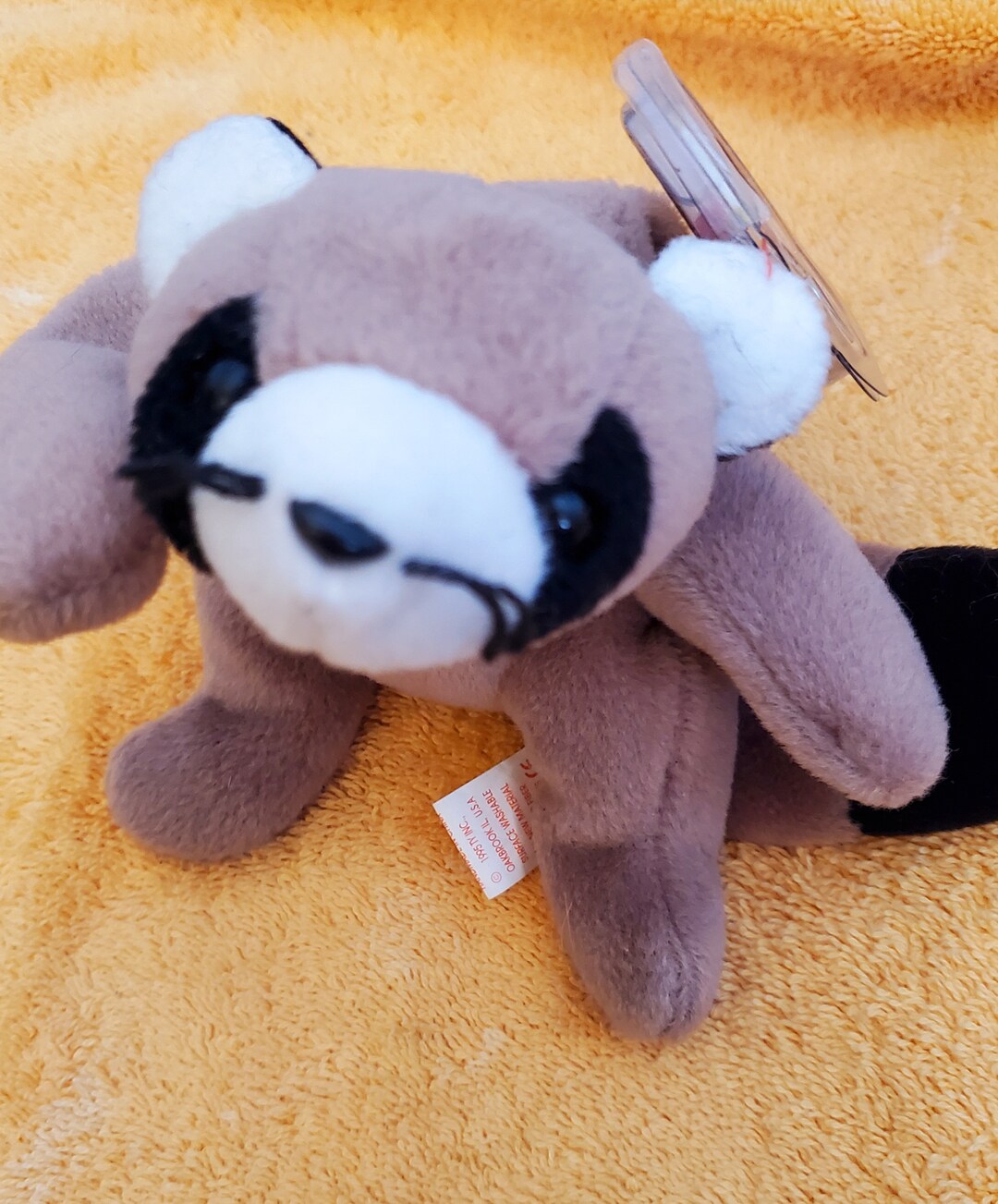 Mint TY Ringo the Raccoon Beanie Baby, 4th Generation Swing Tag, 4th ...