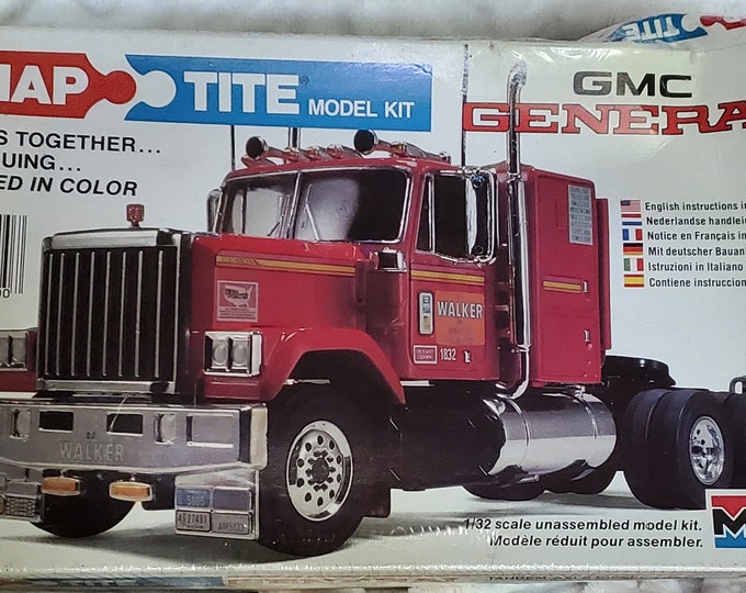 Complete 1978 Monogram Snap Tite Model Kit of the General. 1/32 Scale ...