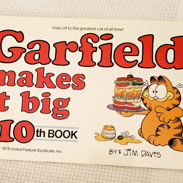 Garfield 1985 Book - Etsy
