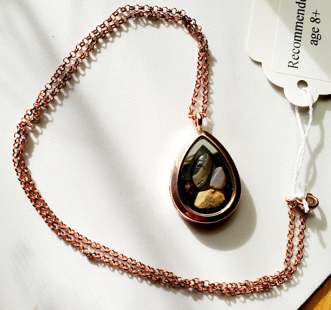 Handcrafted Lake Superior Floating Lake Superior Pebbles Locket ...