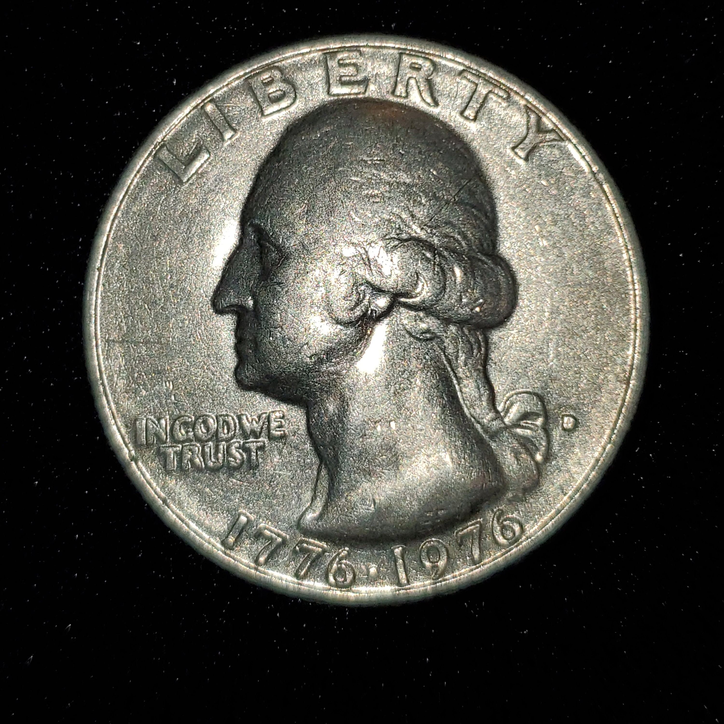 Vintage Bicentennial 1976 Quarter With Potential Grease Error - Etsy