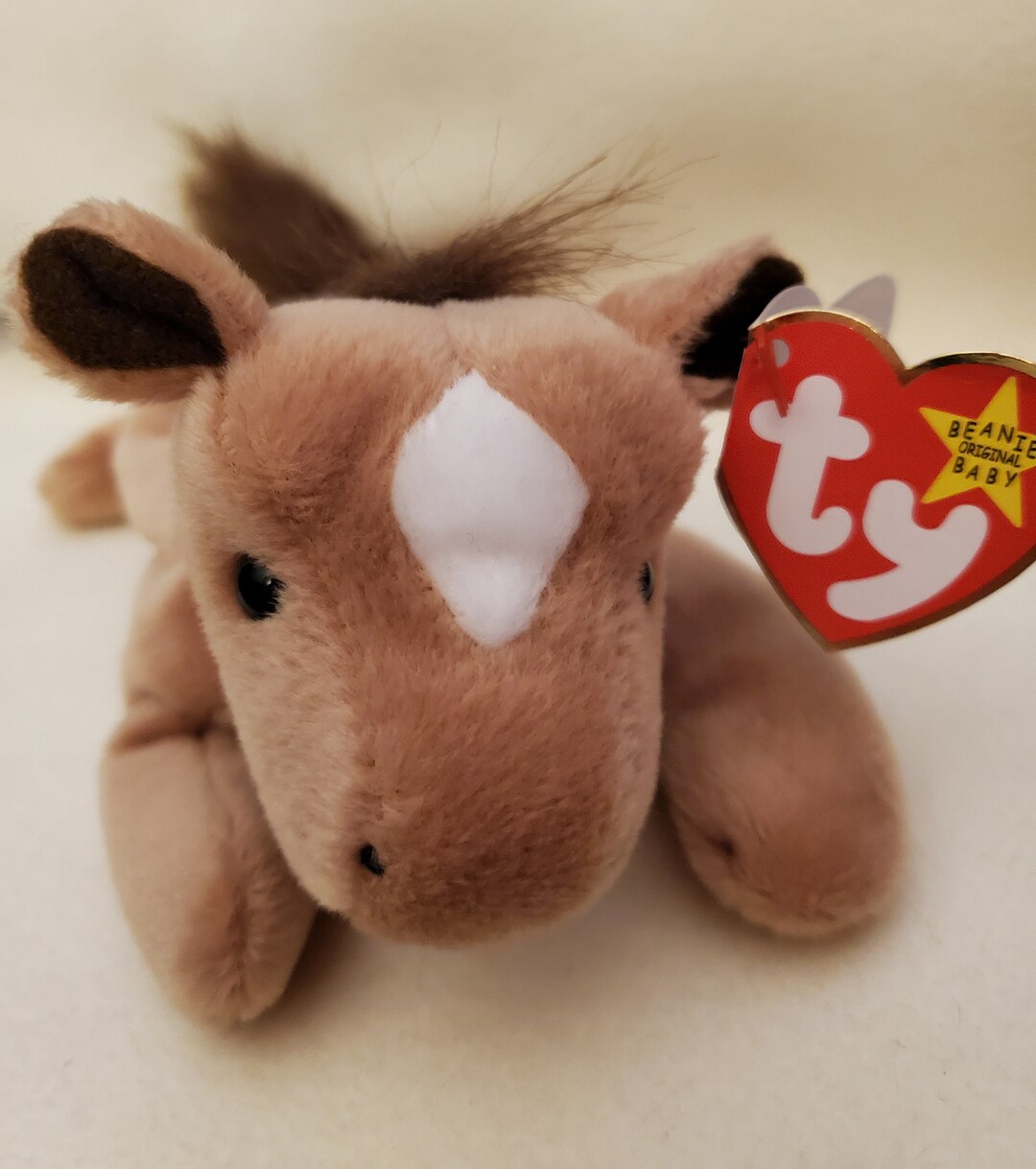 Mint TY Derby the Horse With Fluffy Fur Mane Beanie Baby, 5th ...