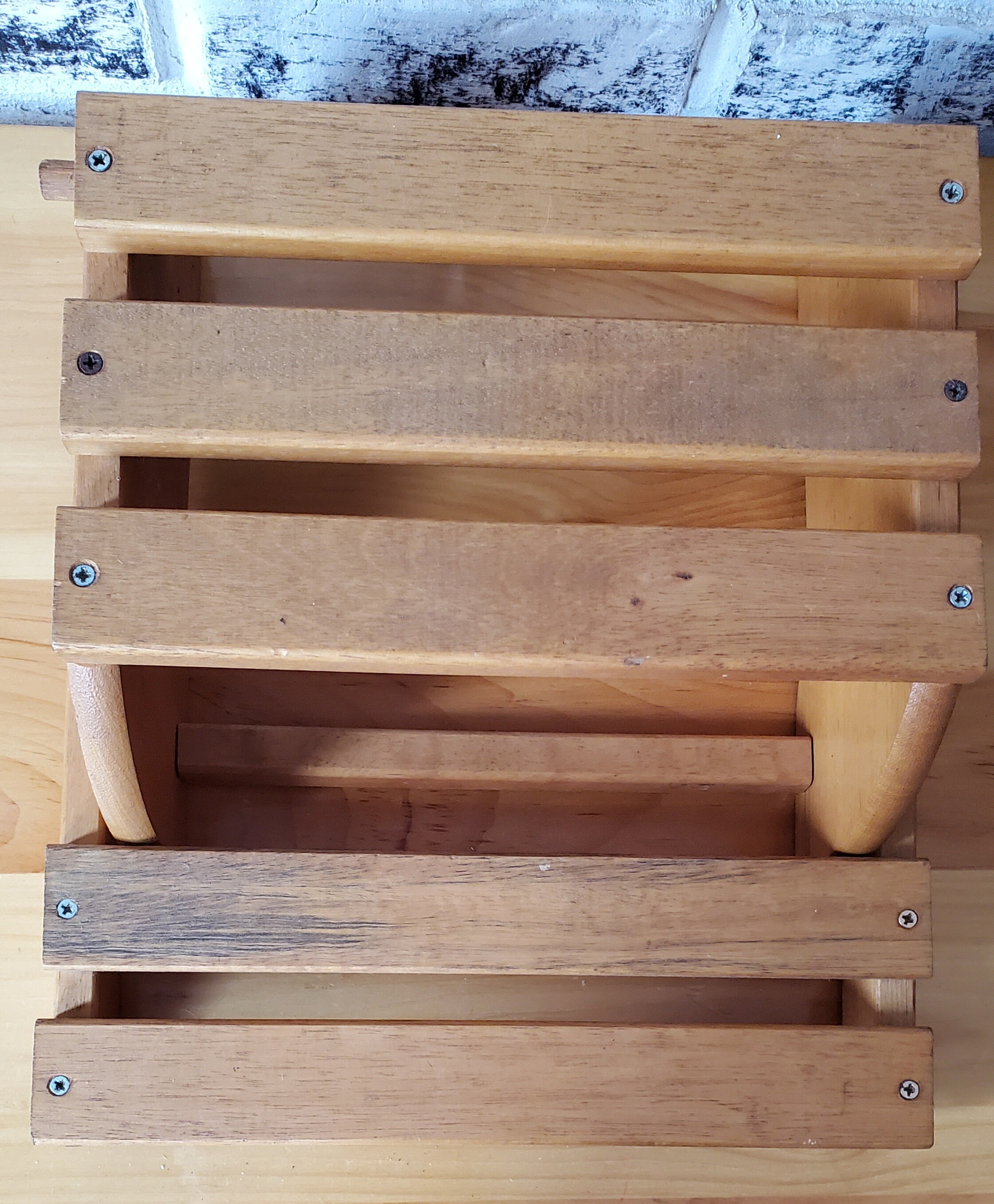 Vintage 11 X 13 Wooden Slat Step up Stool Sit Down Chair Convertible - Etsy