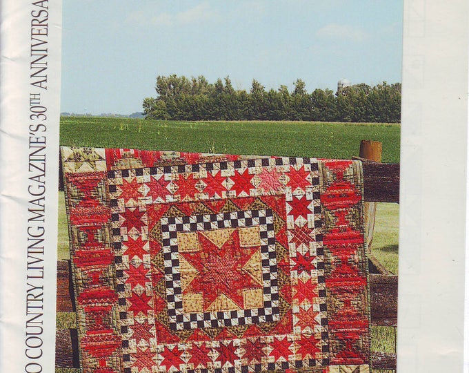 UNCUT Country Living by Country Threads 30 Stars Quilt From 2008 - Etsy