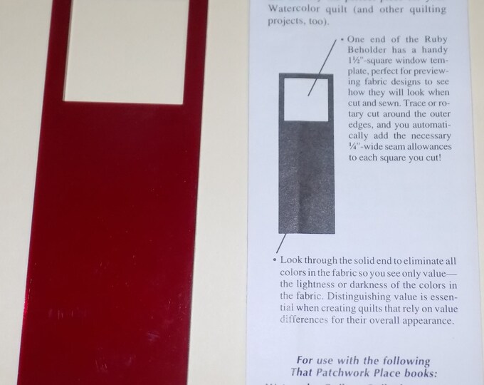 Ruby Beholder in Excellent Condition With Instruction - Etsy