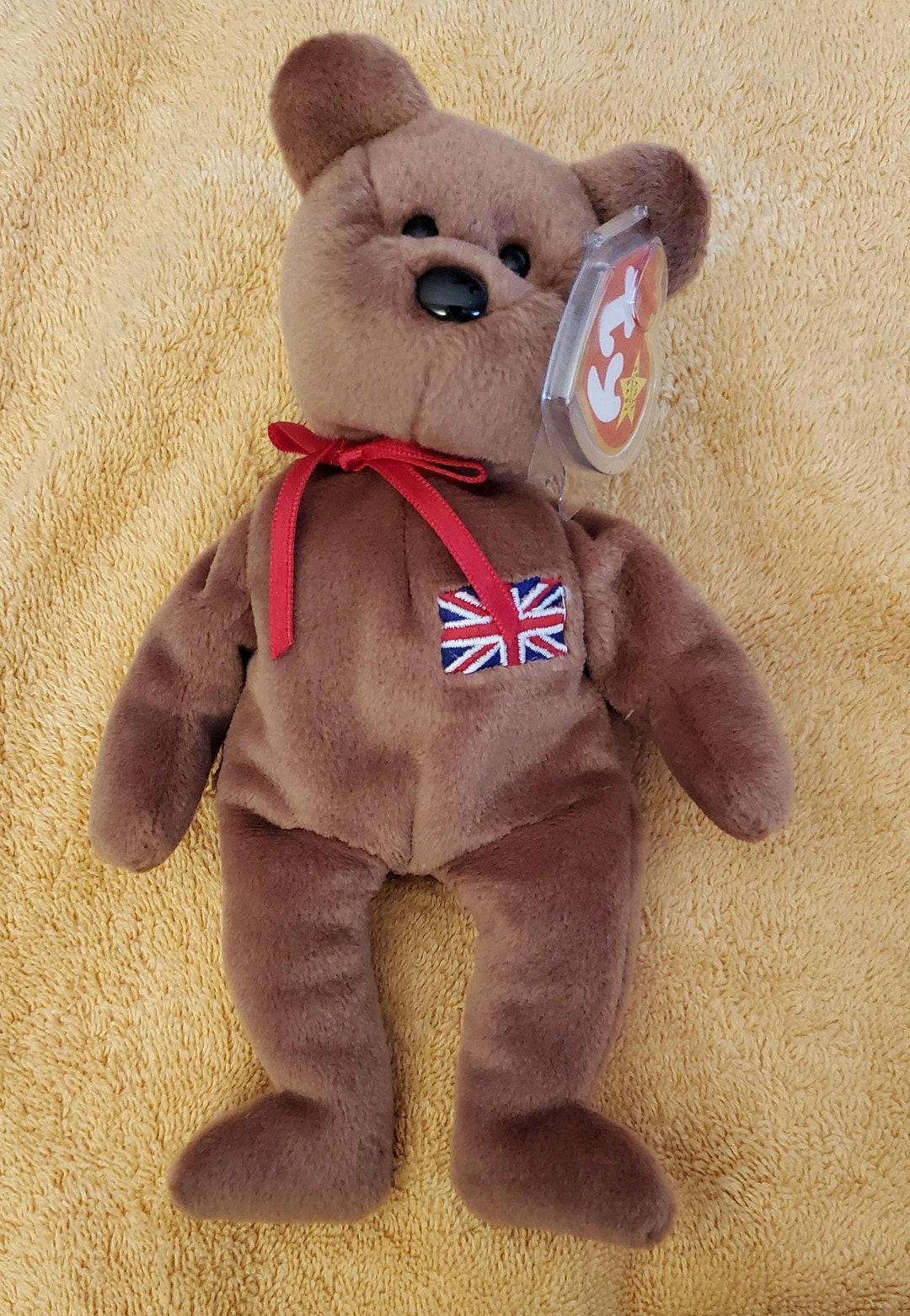 Mint TY Non-china Britannia Bear Beanie Baby 4th Generation - Etsy