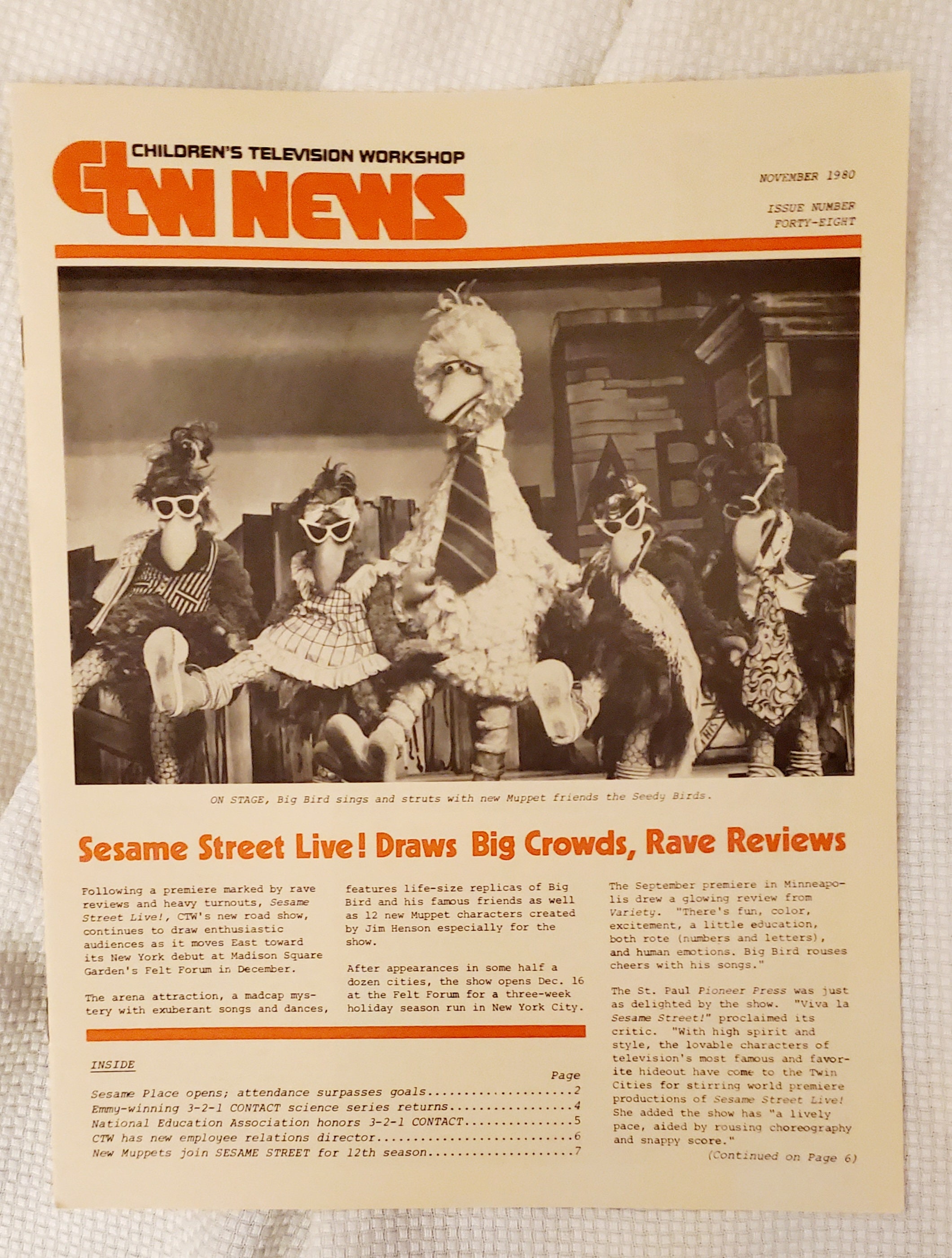 Lot of Vintage Classic CTW Sesame Steeet and Electric Company Printed ...