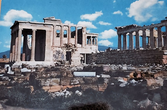 Vintage Unused Post Card Athens Greece. 1970s or 80s - Etsy