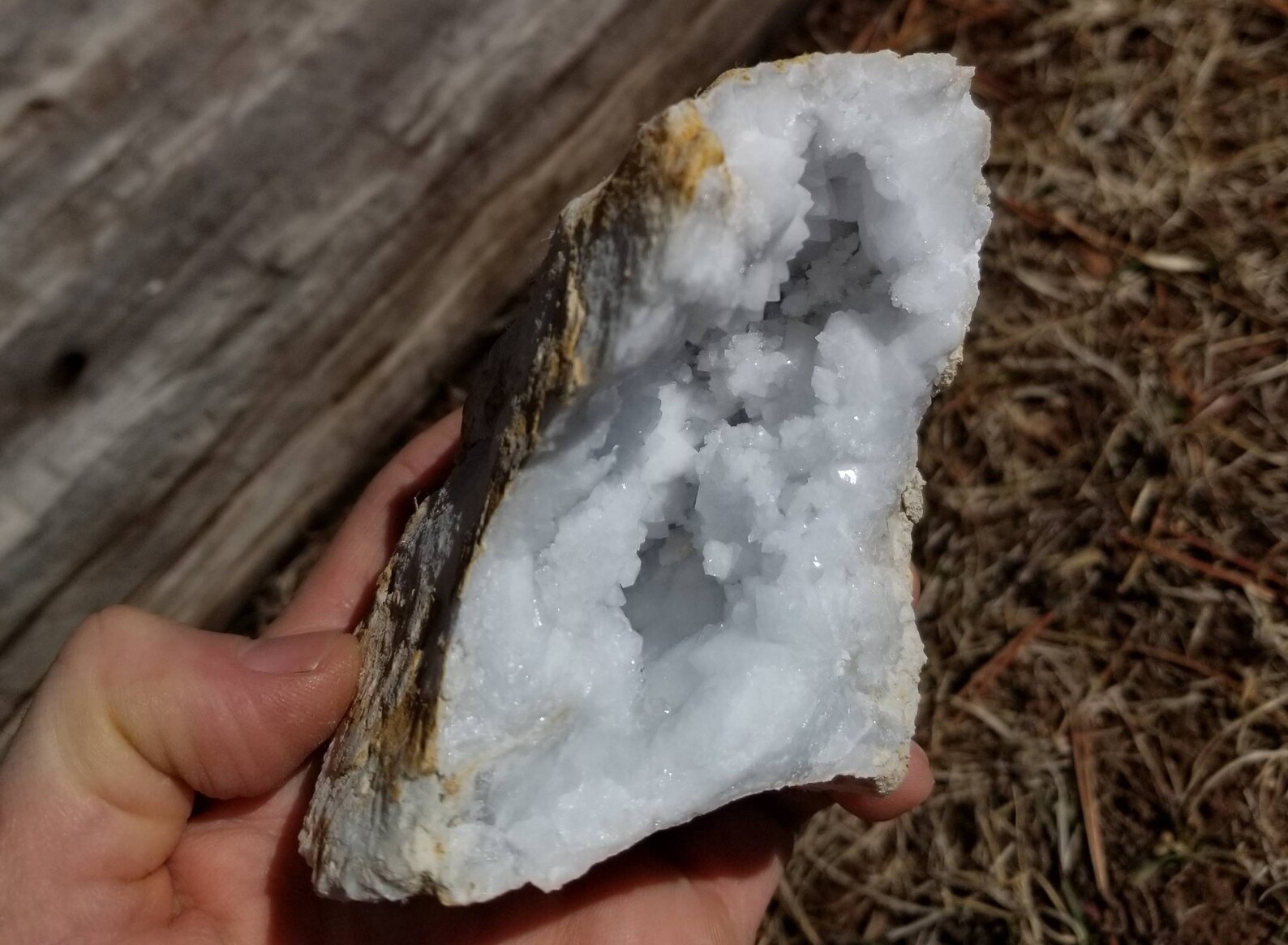 Large Quartz Geode Whole Geode Split in Half Full of | Etsy