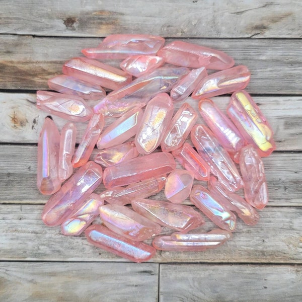 Pink Aura Quartz - Etsy
