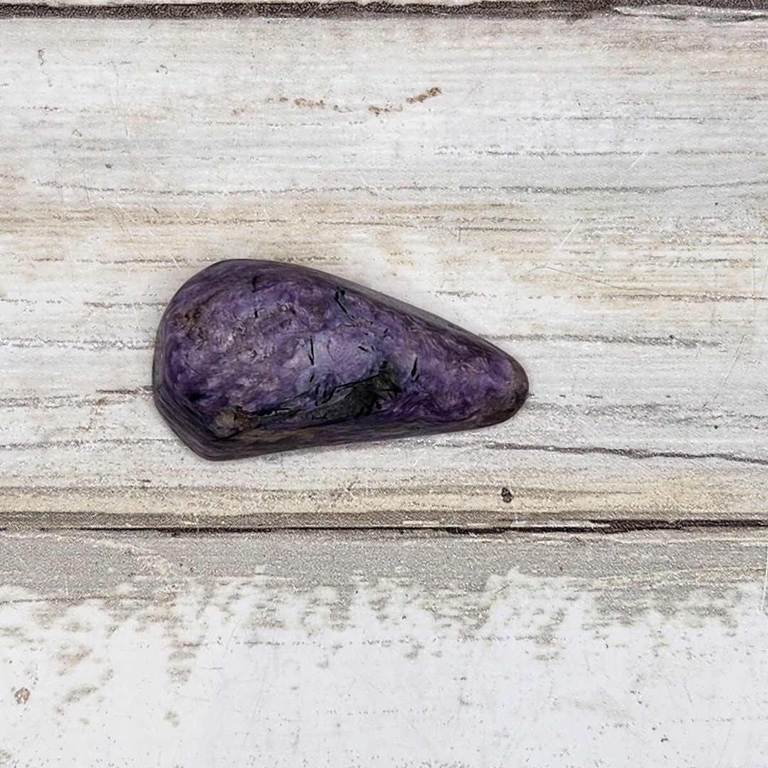 Natural Charoite Freeform Tumbled Stone From Russia, Tumbled Charoite ...