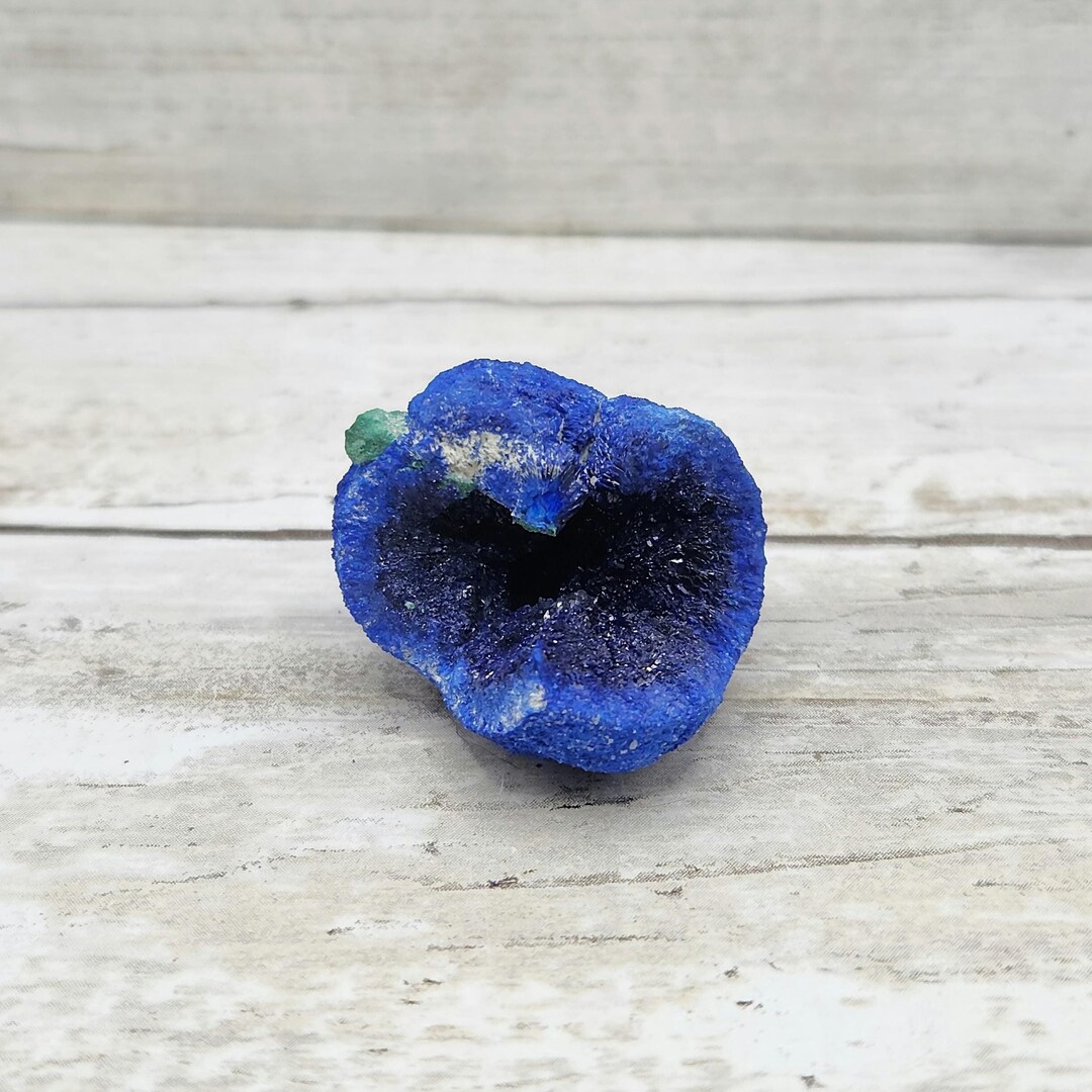 High Quality Azurite Geode From Russia, Russian Azurite Crystal Nodule ...