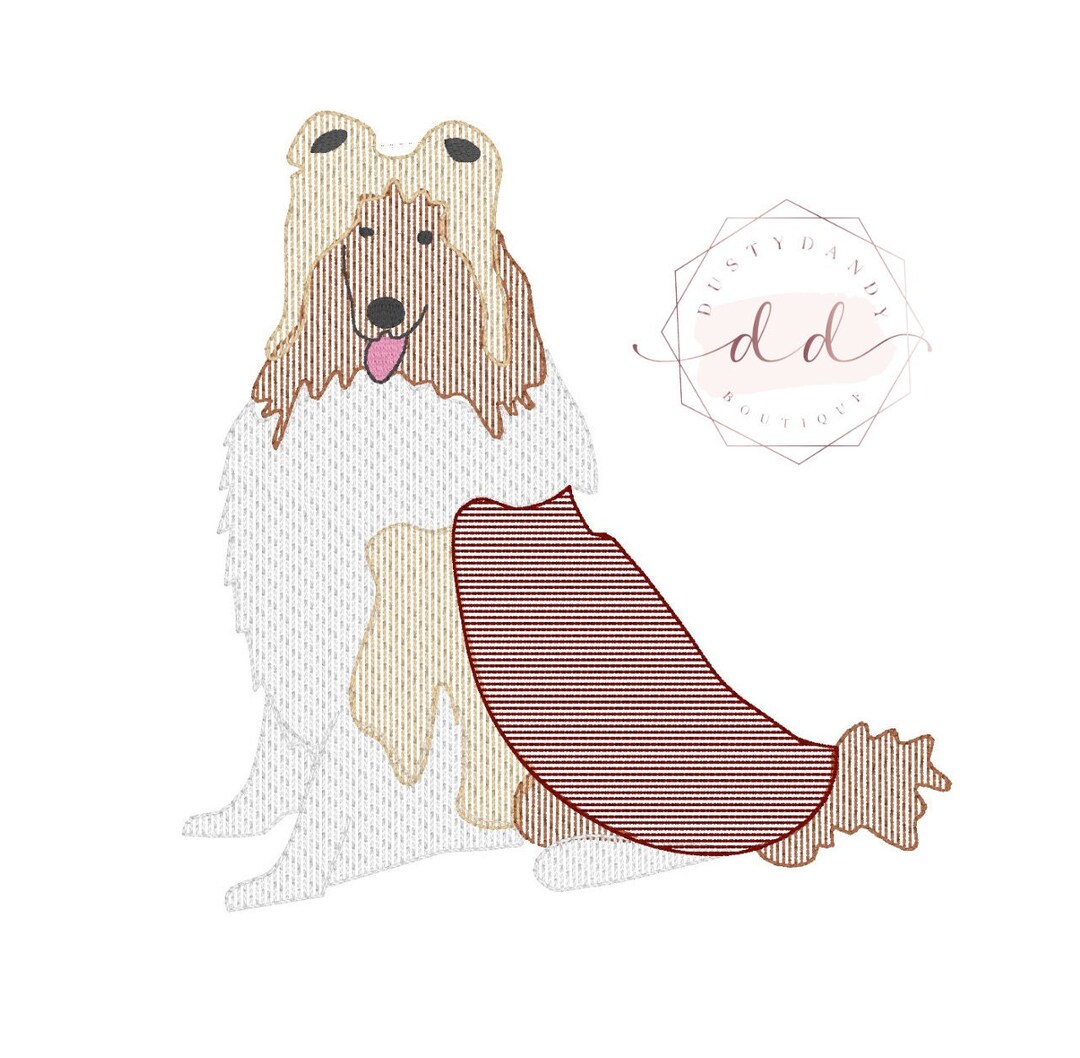 Reveille A&M Aggies Mascot Sketchy Fill Embroidery Design - Etsy