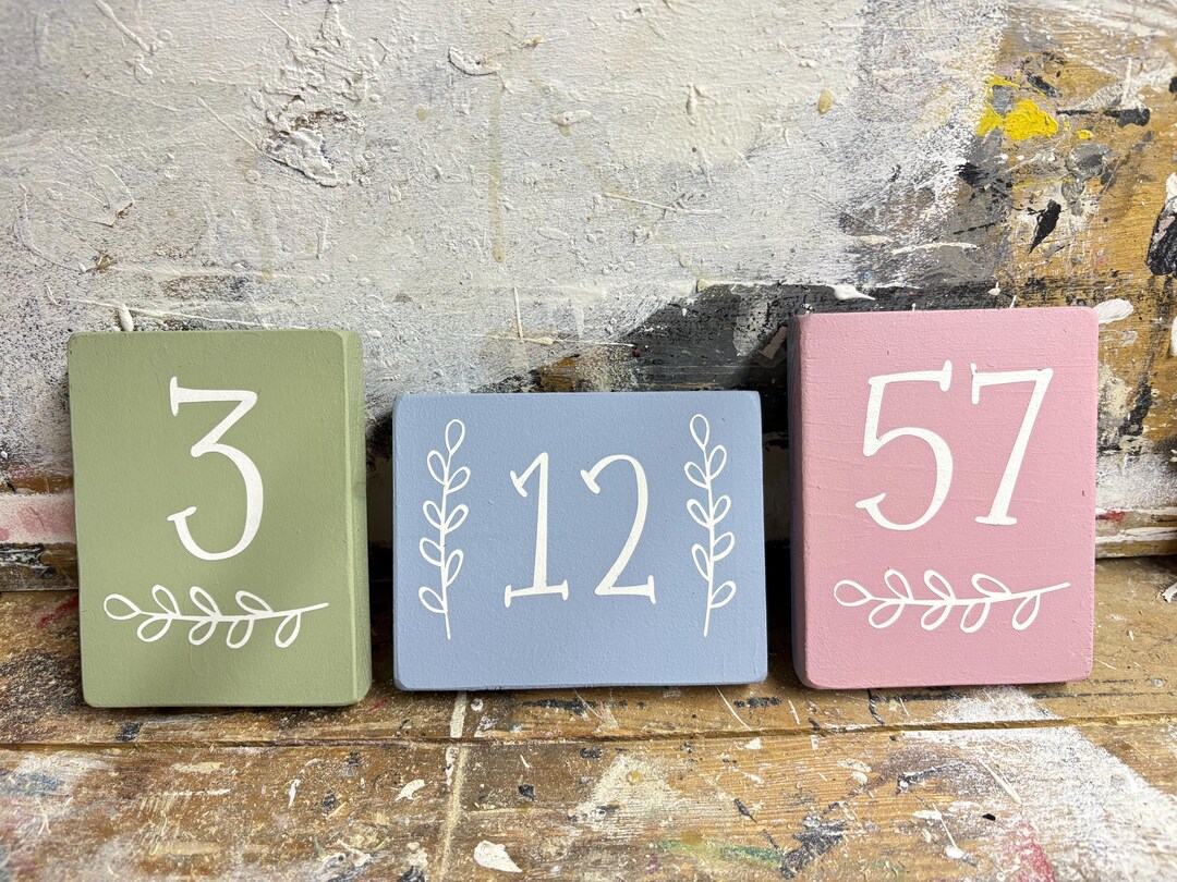 Country Cottage House Number Sign / Personalised Cottage Door House ...