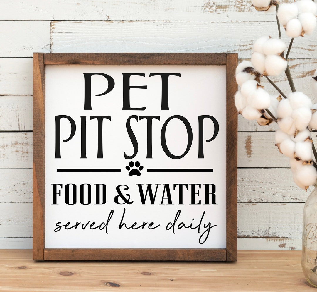 Pets / Dog Diner / Cat Cafe / Pet Sign / Farmhouse / Rustic / Wooden ...