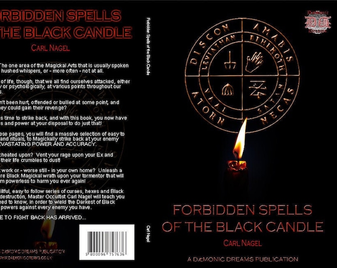 Forbidden Spells of the Black Candle Ultimate Curses Book by Carl Nagel ...