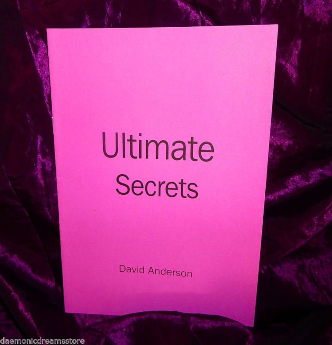 ULTIMATE SECRETS by David Anderson Magick Spells Rituals Occult Books ...