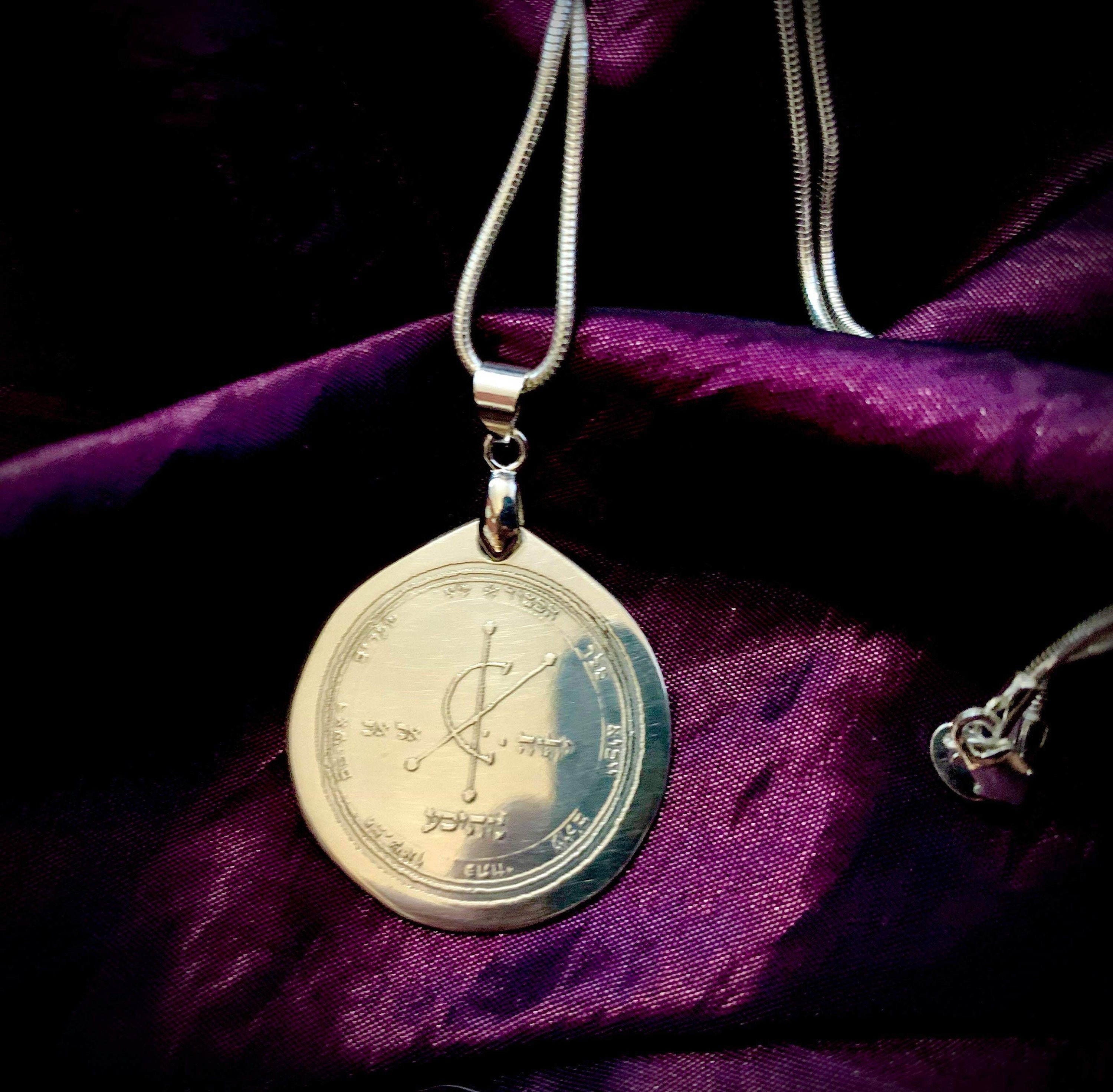Sterling Silver Sigil of the Spirit Nitika Occult Talisman Wealth Money ...