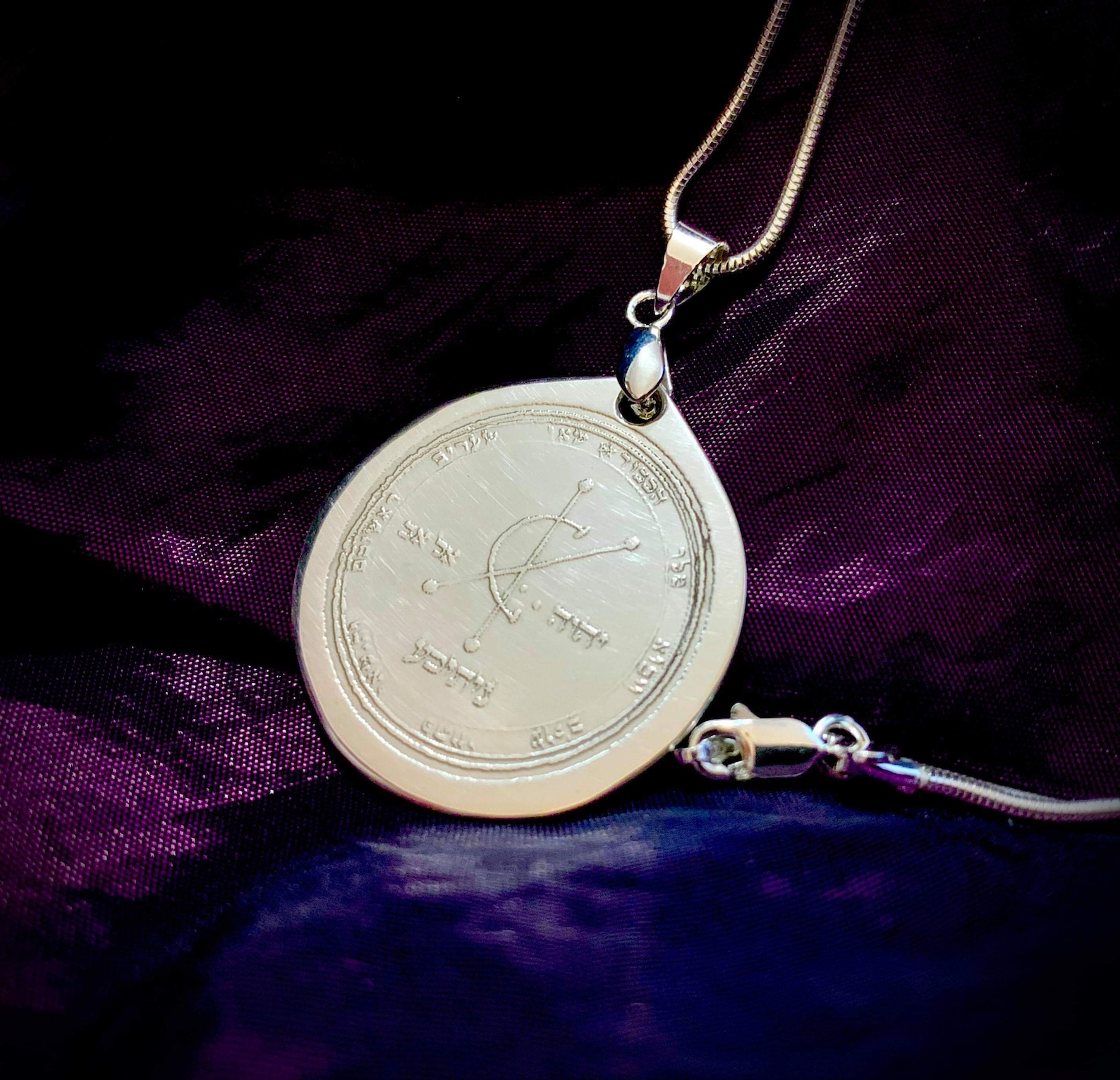 Sterling Silver Sigil of the Spirit Nitika Occult Talisman Wealth Money ...