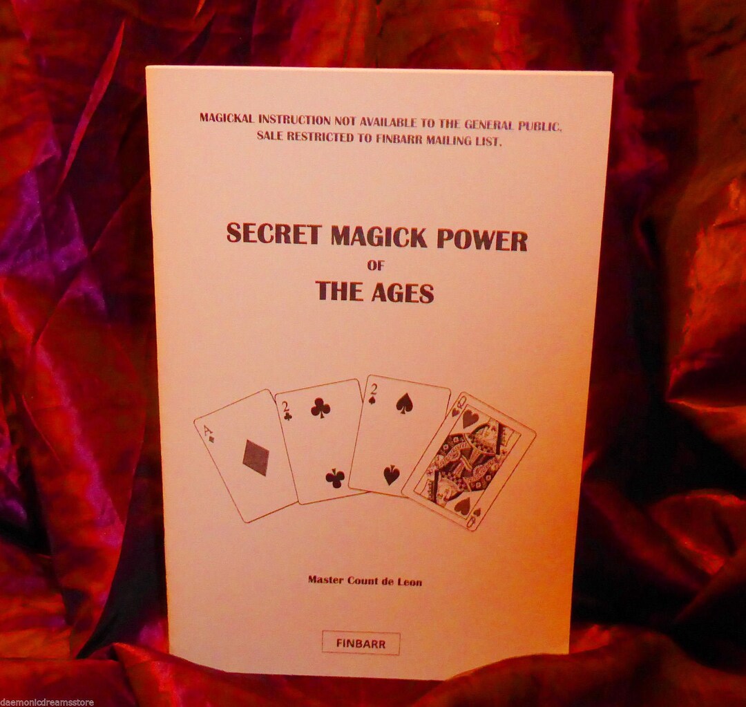 Secret Magick Power of the Ages by Master Count De Leon - Magick Spells ...