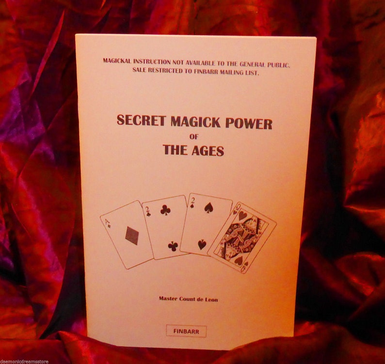 Secret Magick Power of the Ages by Master Count De Leon - Etsy