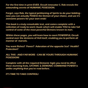 SATANIC & DEMONIC Command Power by S. Rob - Etsy