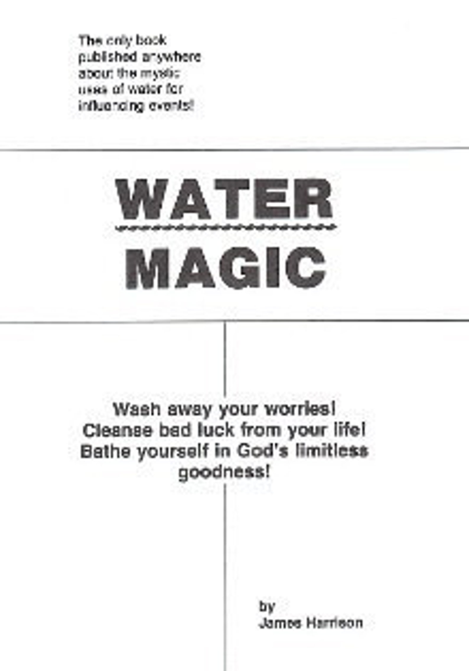 Water Magick by James Harrison - Occultism Occult Books Magic Witch ...