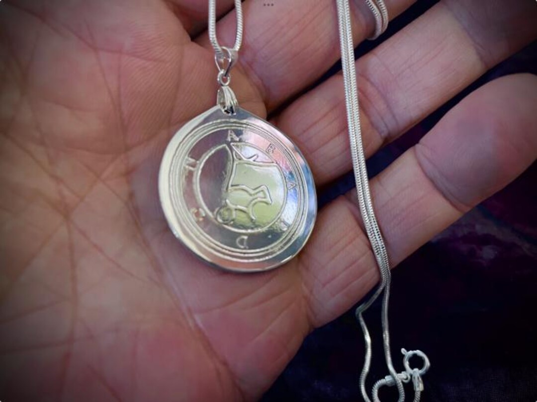 Hand-crafted Sterling Silver Sigil Seal of Abaddon - Sigil Magick ...