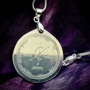 Sterling Silver Sigil of the Spirit Nitika Occult Talisman Wealth Money ...