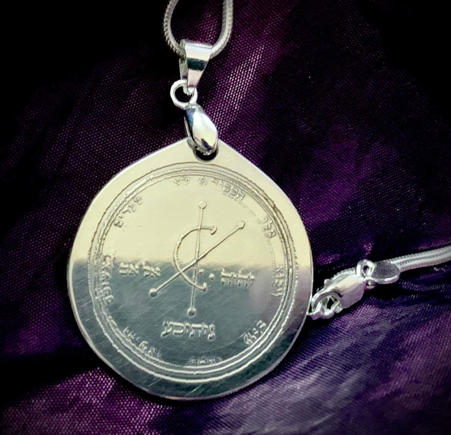 Sterling Silver Sigil of the Spirit Nitika Occult Talisman Wealth Money ...