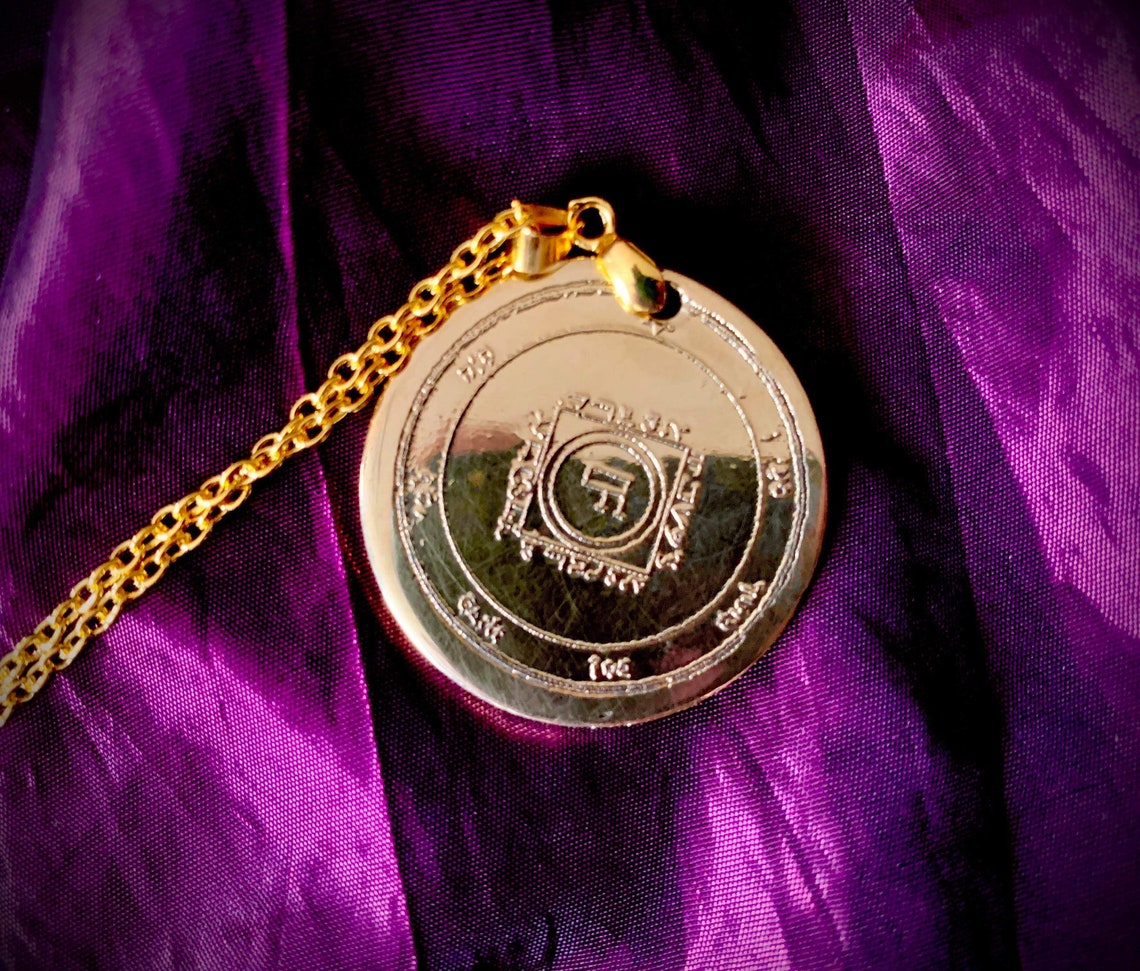 Double Sided 3rd and 5th Power Pentacle of Venus for Love - Solid Brass ...