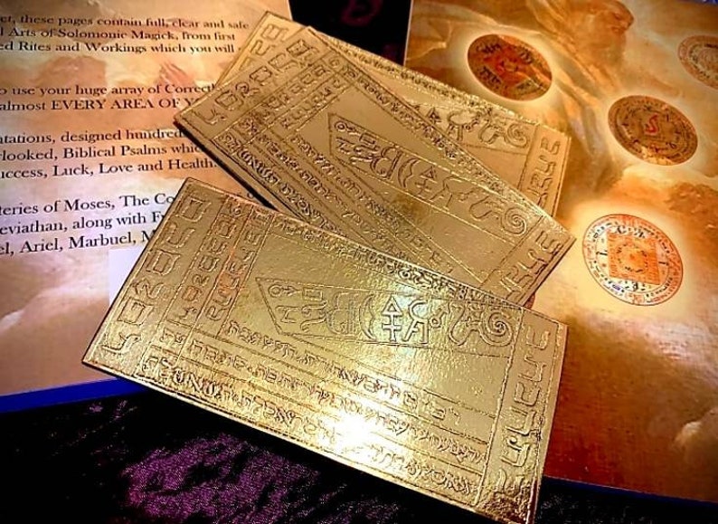 The Magickal Arts of Moses & Solomon by Daniel White - Etsy