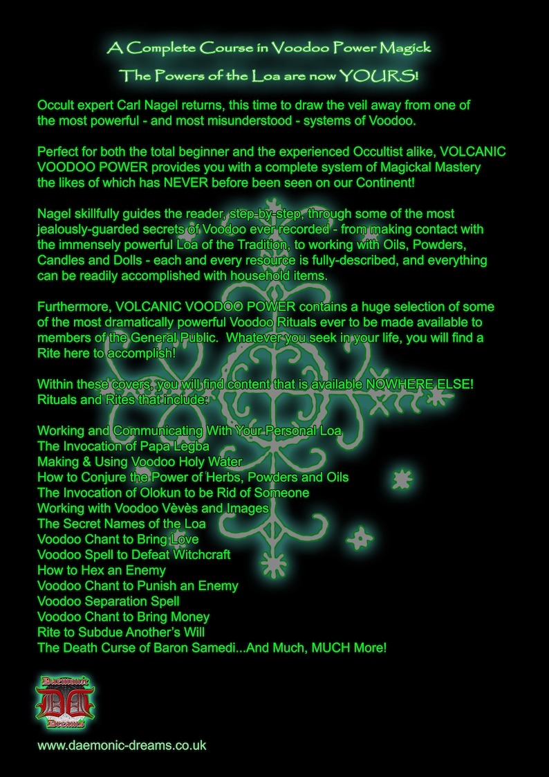 VOLCANIC VOODOO POWER by Carl Nagel - Etsy