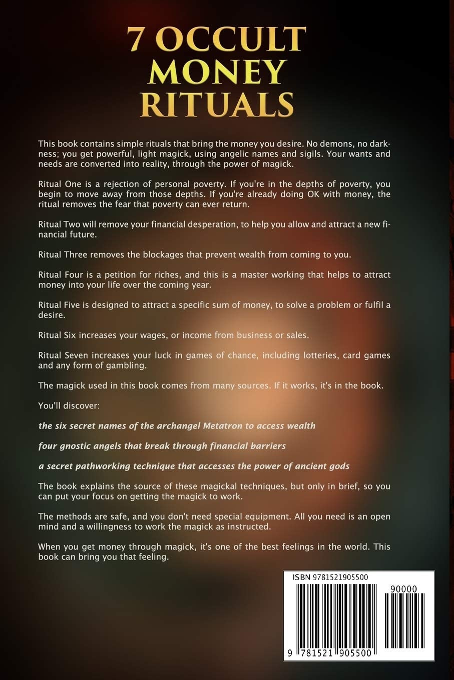 7 Occult Money Rituals by Henry Archer - Occult Occultism Goetia ...