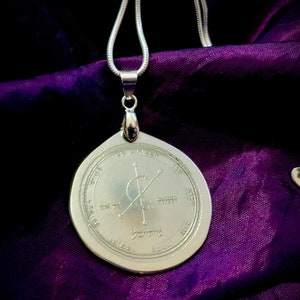 Sterling Silver Sigil of the Spirit Nitika Occult Talisman Wealth Money ...