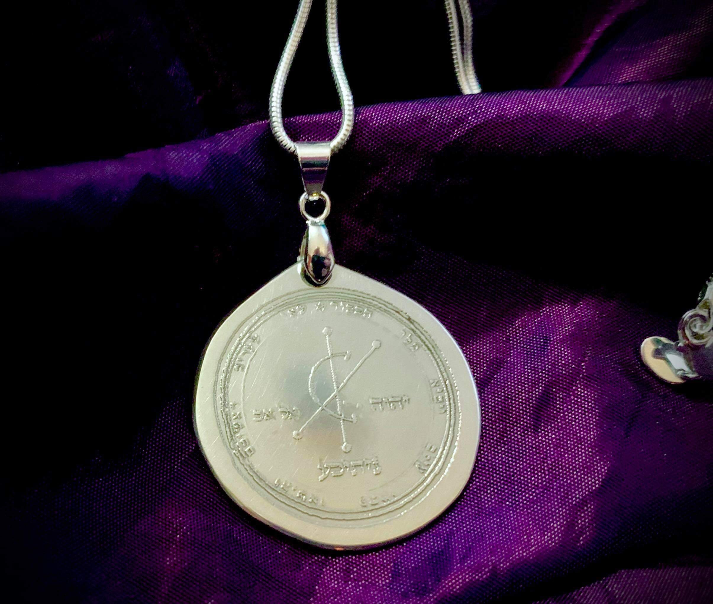 Sterling Silver Sigil of the Spirit Nitika Occult Talisman Wealth Money ...