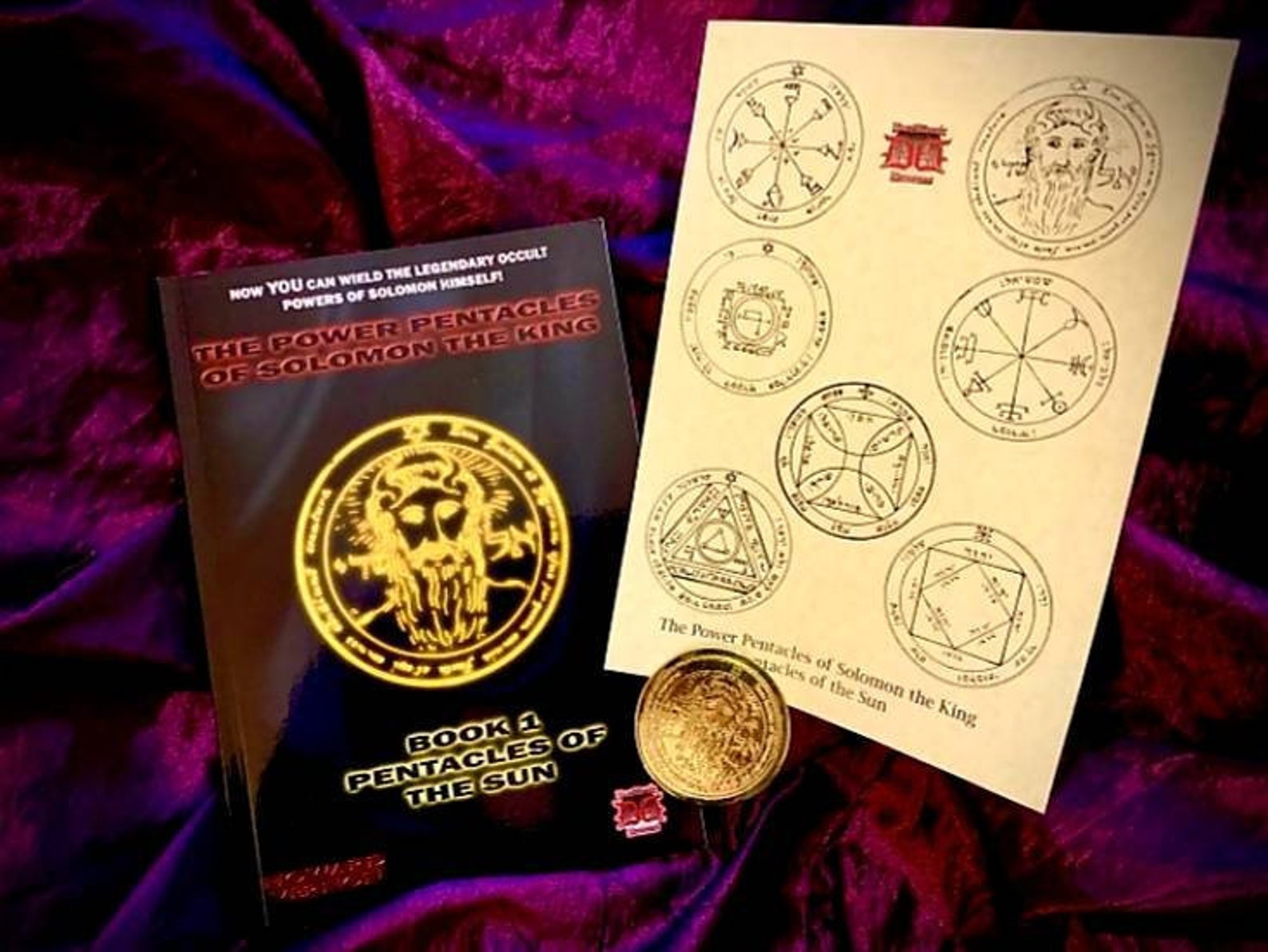Solomon the King - Pentacles of the Sun - Etsy