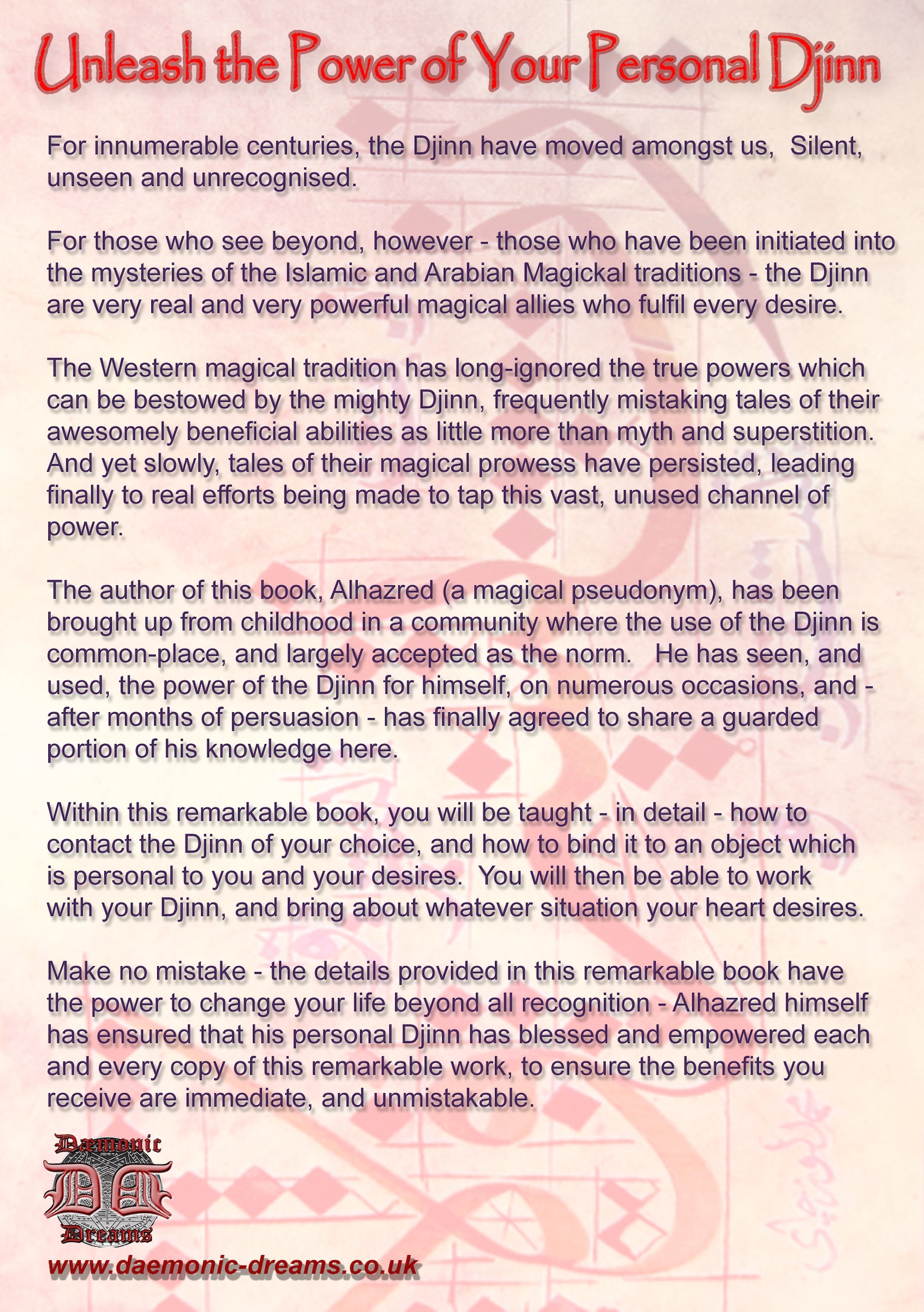 DEVASTATING DJINN MAGICK by Alhazred - Etsy